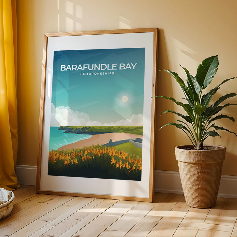 Barafundle Bay Art Print – LUSH VIEW PRINTS