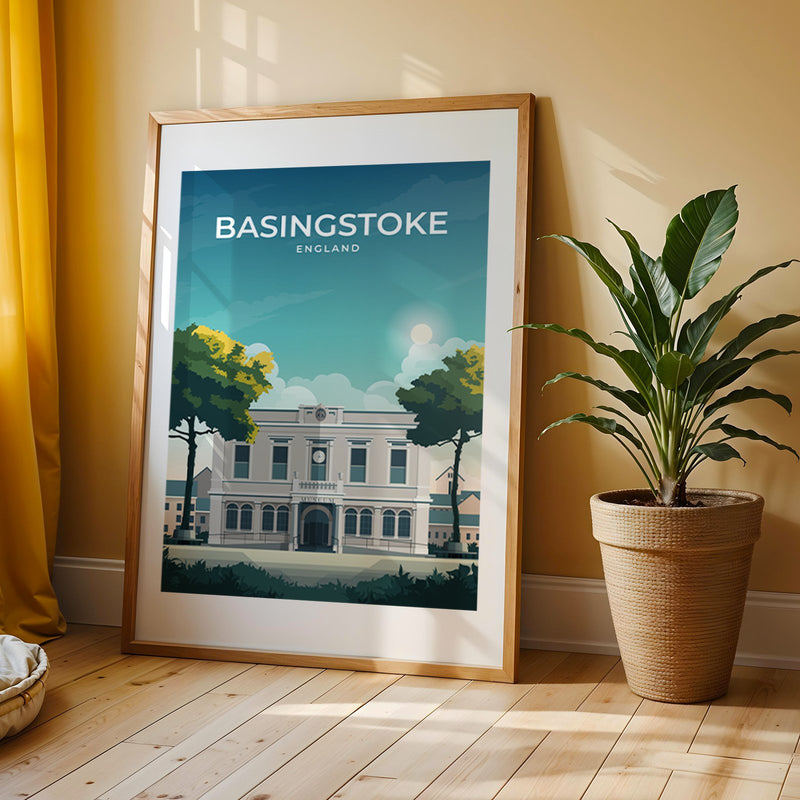 BASINGSTOKE PRINT | WALL ART – LUSH VIEW PRINTS