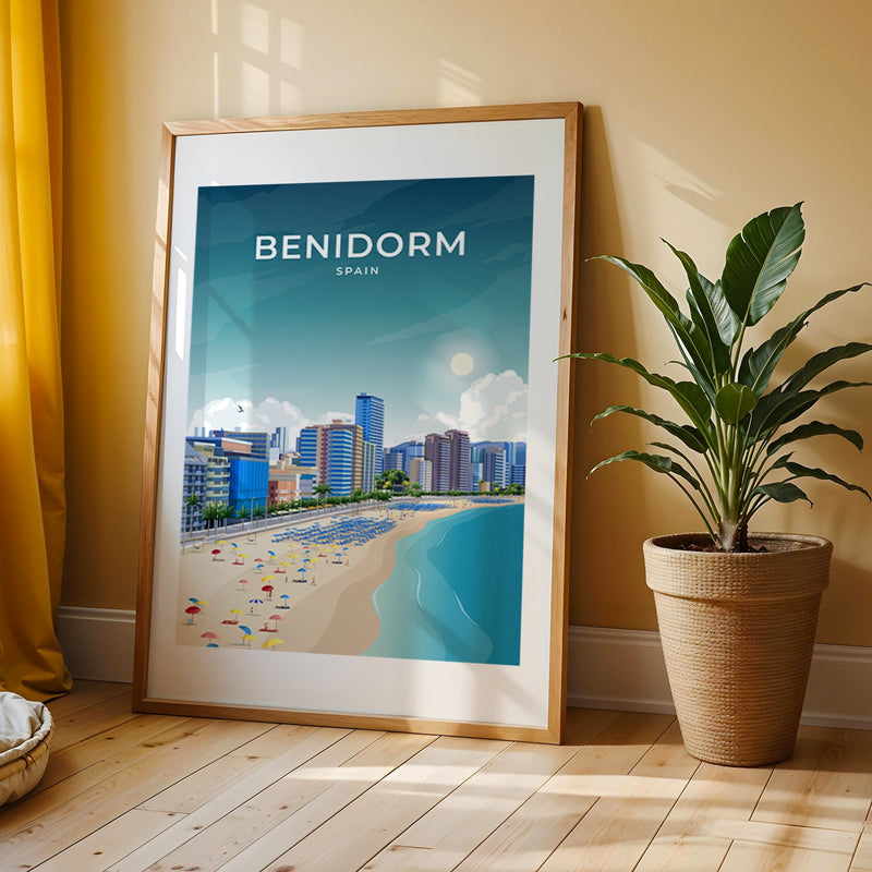 BENIDORM PRINT | WALL ART – LUSH VIEW PRINTS