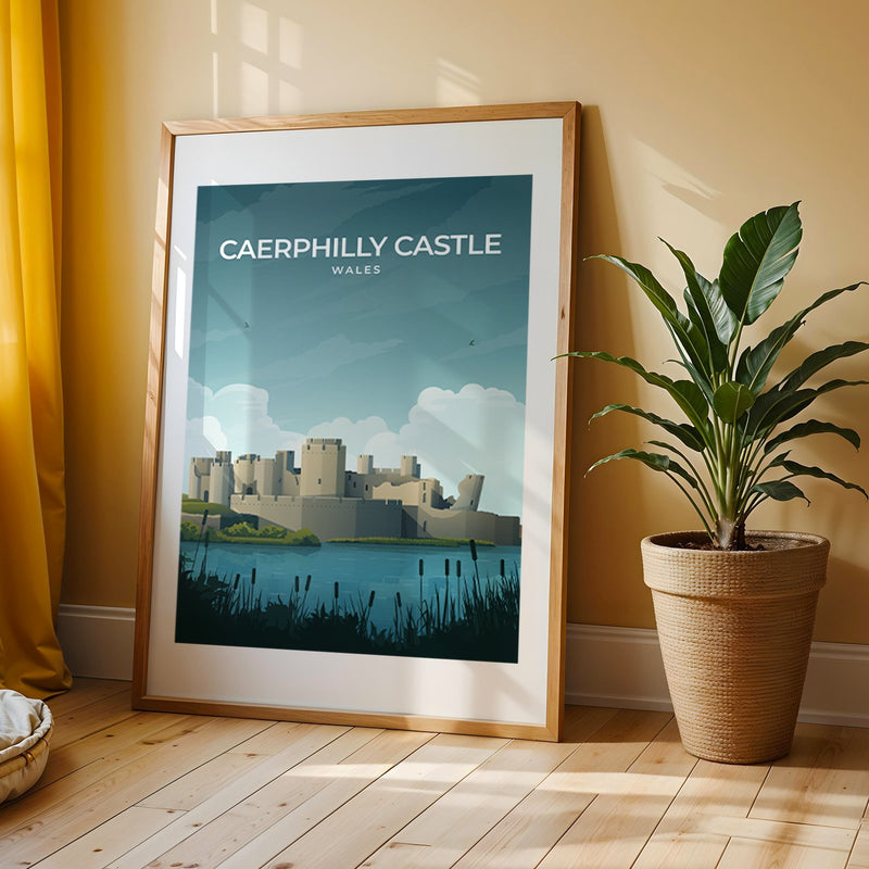 CAERPHILLY CASTLE PRINT | WALL ART – LUSH VIEW PRINTS