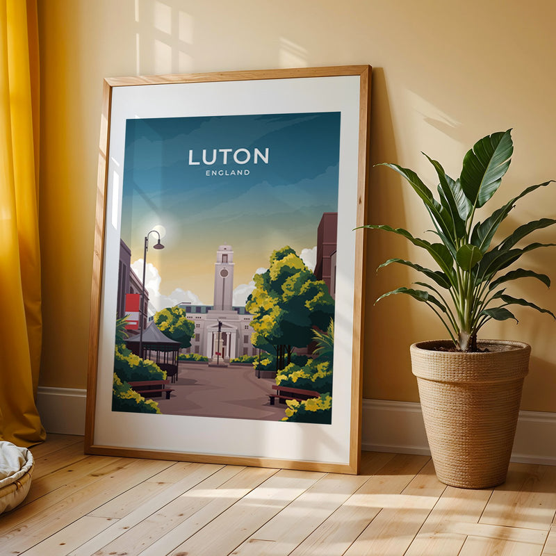 Luton Art Print – LUSH VIEW PRINTS