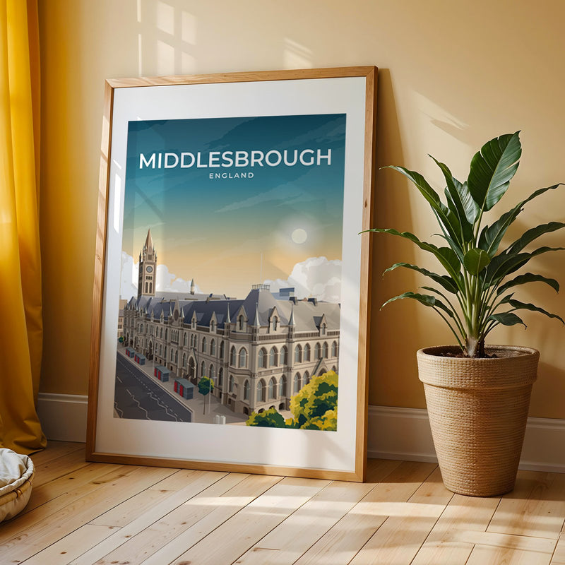 MIDDLESBROUGH PRINT | WALL ART – LUSH VIEW PRINTS