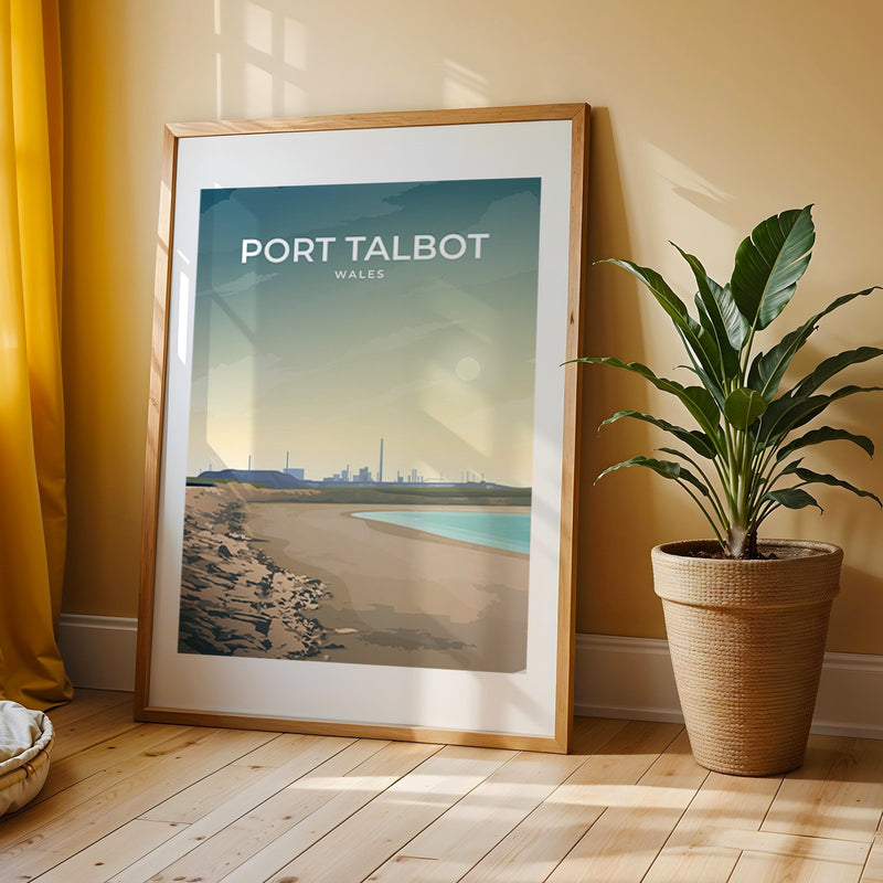Port Talbot Art Print – LUSH VIEW PRINTS