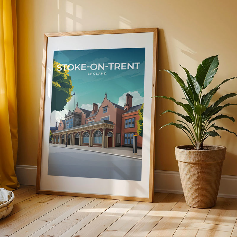 STOKE-ON-TRENT PRINT | WALL ART – LUSH VIEW PRINTS